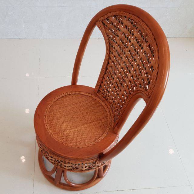 TITICANE Child Rattan Rotate Chair [ Kerusi Rotan Putar ]