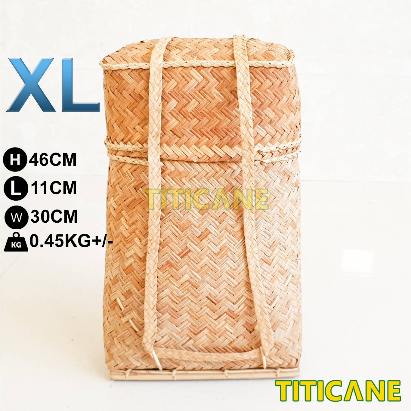 TITICANE Barait Backpack Origin Sabah [ Rattan / Rotan ]