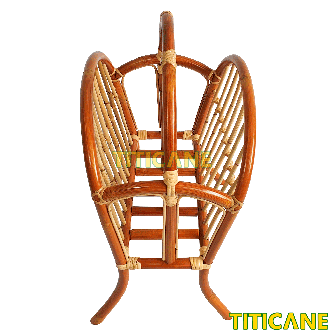 TITICANE Newspaper Rack [ Rak Rotan Surat Khabar ] [ Rattan Dahan ]