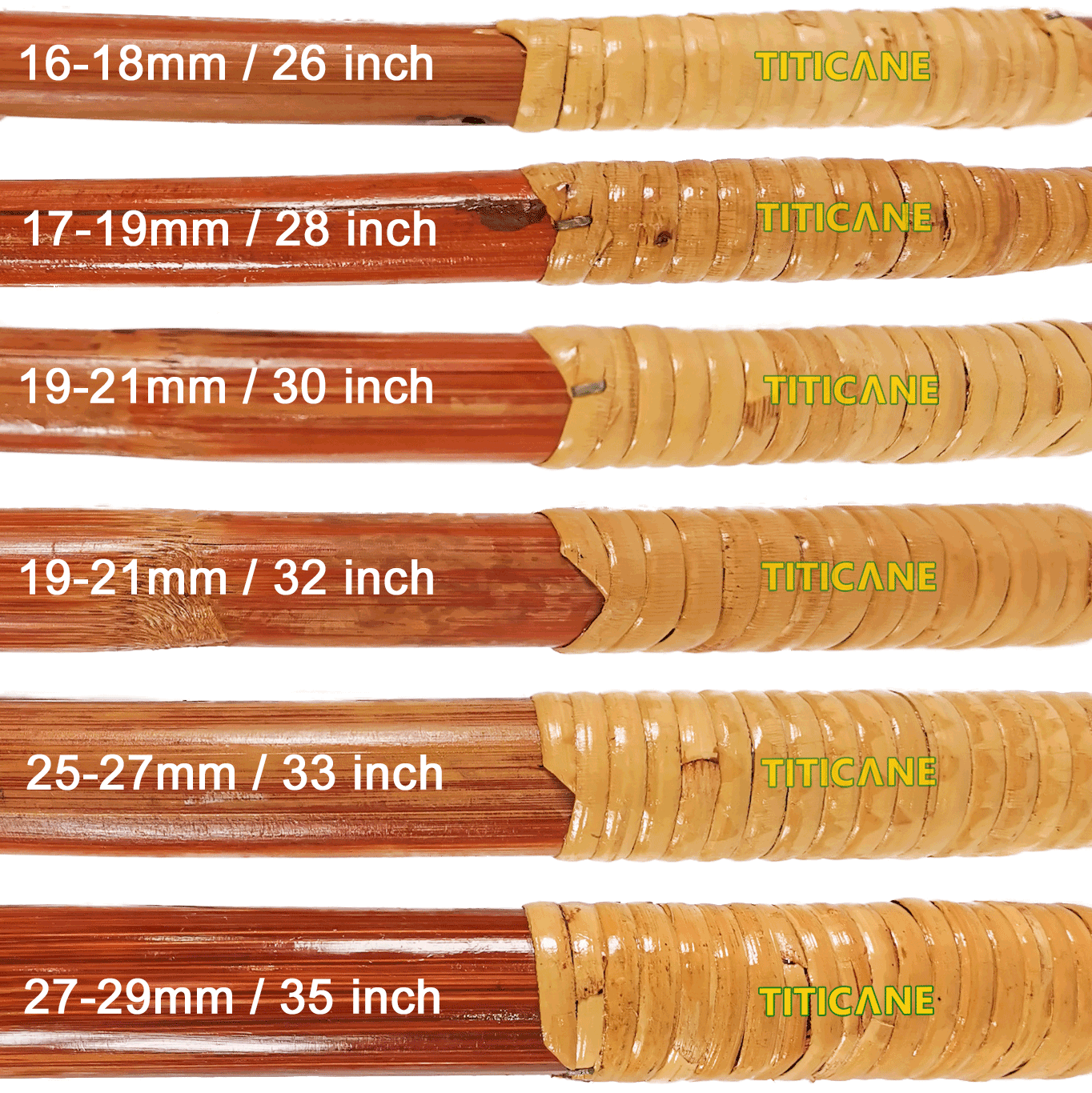 TITICANE Standard Hula Hoop [ Dahan 30 inch ] [ Rattan / Rotan ]