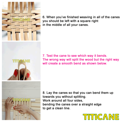TITICANE Rattan Flat Core [ Rotan Pulur ] [ 10mm to 12mm ]