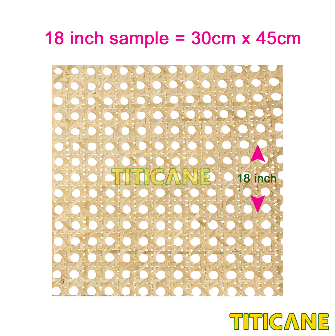 TITICANE Natural Rattan Open Webbing [ Sample Unit ]